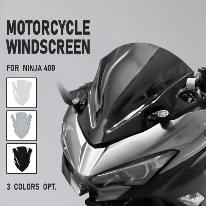 AMARK For Kawasaki Ninja 250 Windscreen Windshield Wind Deflectors ...