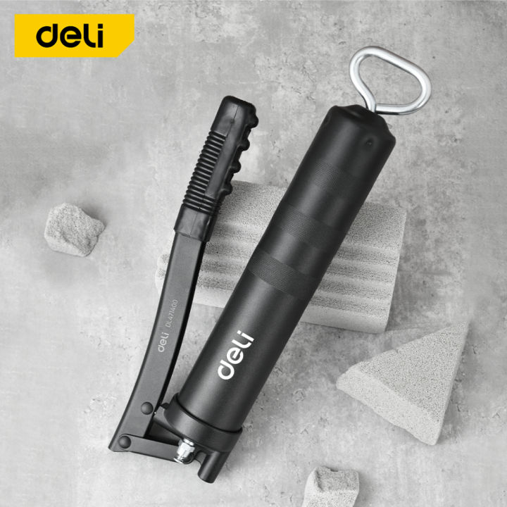DELI Grease Gun with Self-Priming Function (400cc / 6000psi / Steel ...