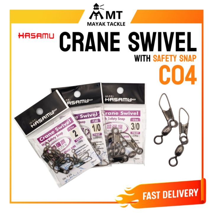 HASAMU CRANE SWIVEL WITH SAFETY SNAP C04 | Lazada