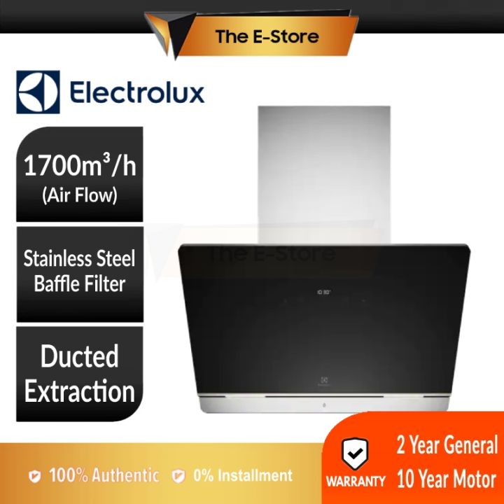 Electrolux 90cm UltimateTaste™ 700 Slope Extractor Hood (1700m3/hr ...