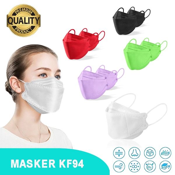 Masker KF94 Korea Earloop Disposable Face Mask | Lazada Indonesia