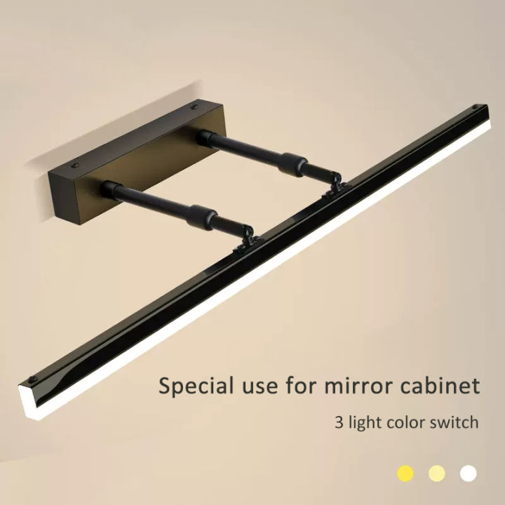 Mirror Headlight Led Bathroom Mirror Light No-punch Telescopic Mirror ...