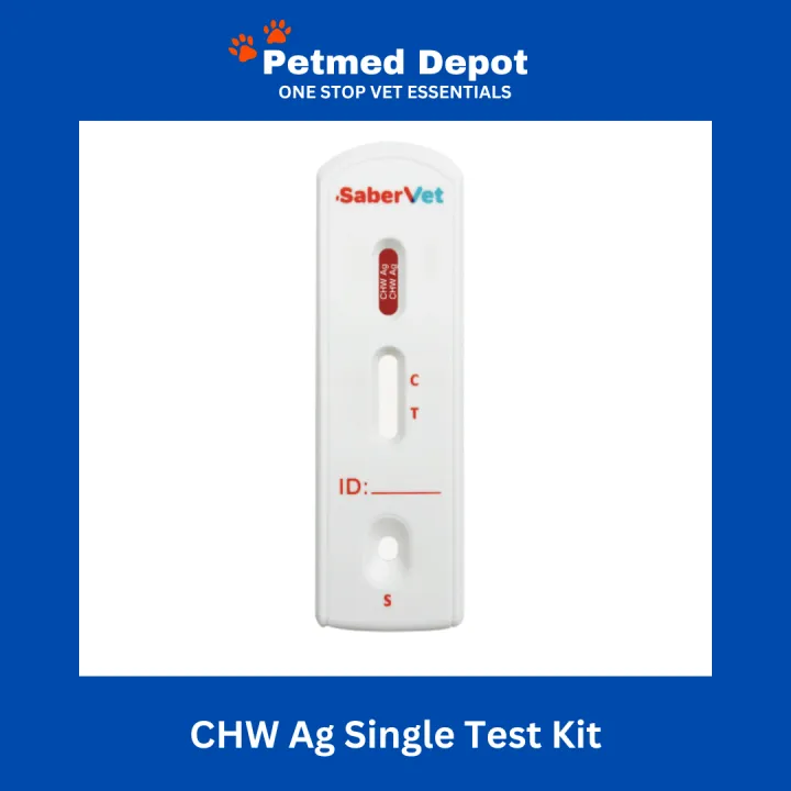 Canine Heartworm Test Kit (CHW Ag) SaberVet Rapid Test | Lazada PH