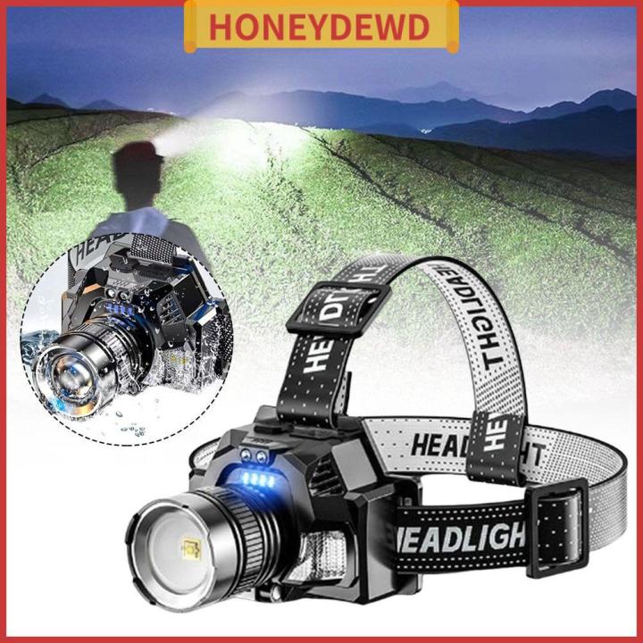 HONEYDEWD High-powered LED Headlamp Zoomable Head-mounted Frog Light ...