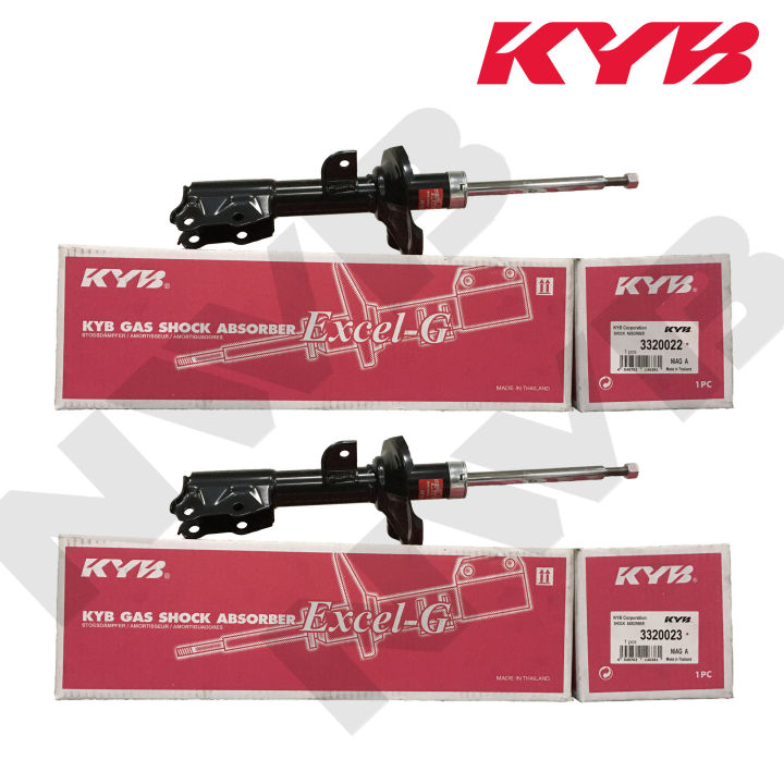 KYB 3320022/3320023 for Suzuki Celerio 2016-2021 Set of 2 Front Gas ...
