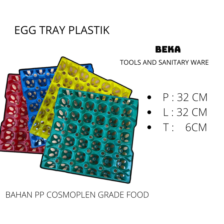 Tempat telur PLASTIK /Egg tray PLASTIK ISI 30 butir | Lazada Indonesia