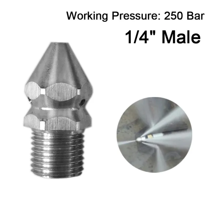 【Flash Sale】 Cleaning Nozzle Pressure Washer Drain Sewer Cleaning Pipe ...