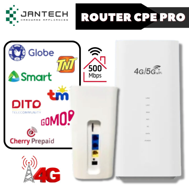 JANTECH WiFi Router Sim Card Modem 4G/5G LTE Pro CPE Original LTE Cat12 ...
