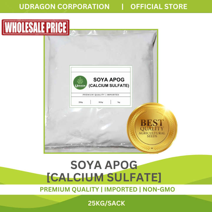 [WHOLESALE] Soya APOG/ Calcium Sulfate (Food Grade) - 1 SACK/25KGS ...