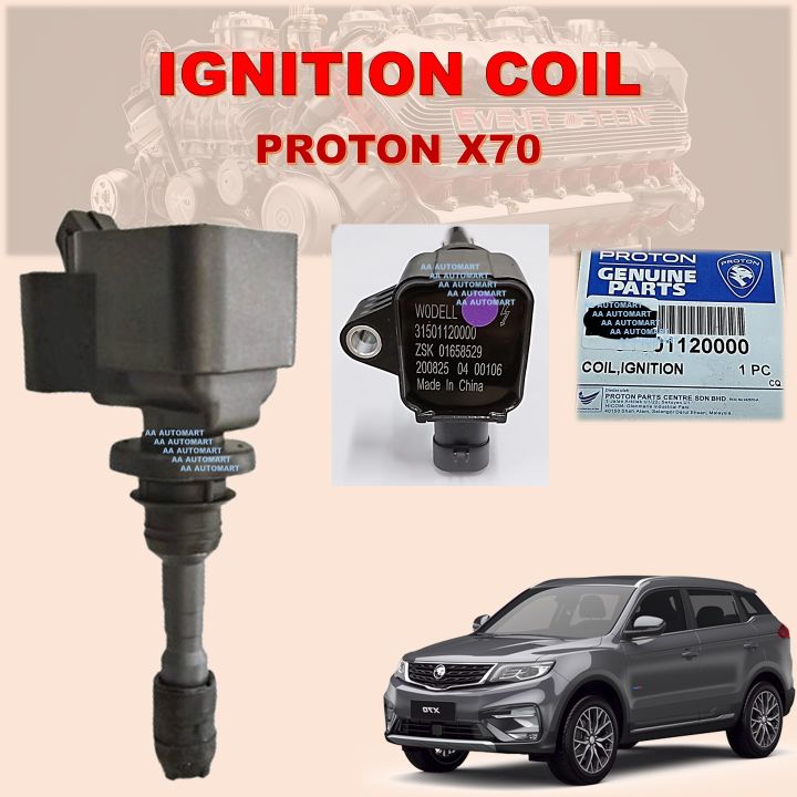 WARRANTY Original Proton X70 IGNITION COIL PLUG | Lazada