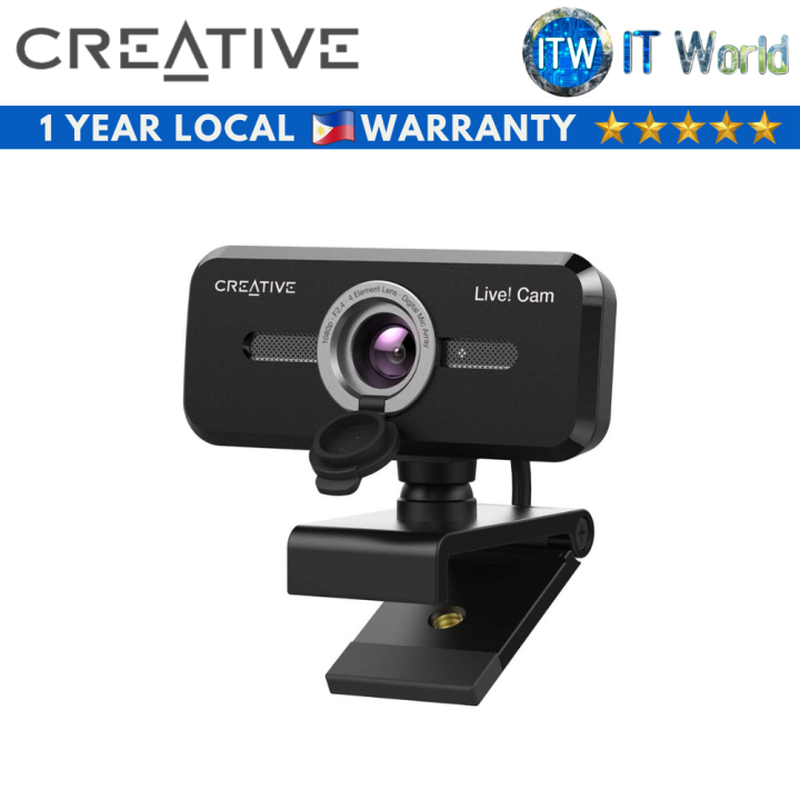 Creative Live! Cam Sync 1080p V2 Full HD Webcam with Auto Mute & Noise ...