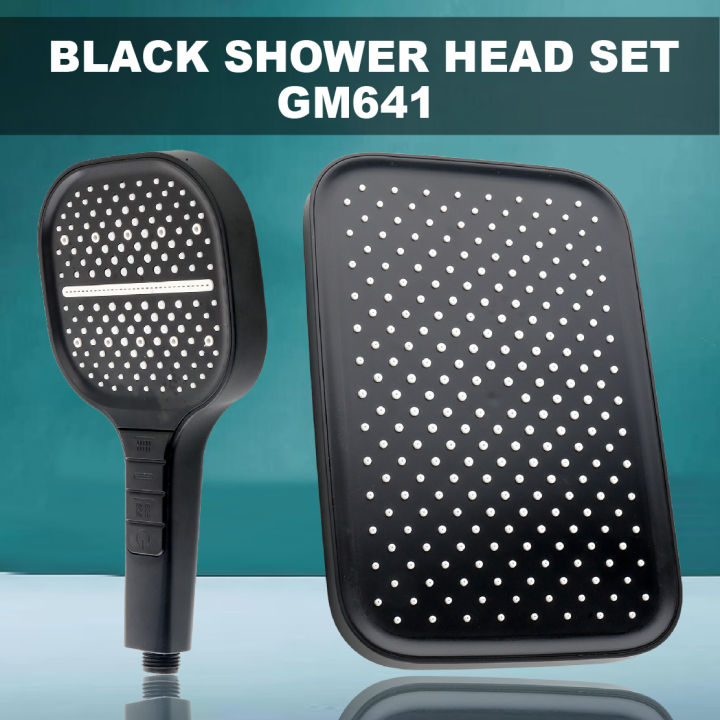 Jmall Bathroom 3 MODE HAND SHOWER / LARGE PANEL Rainfall SHOWER HEAD ...
