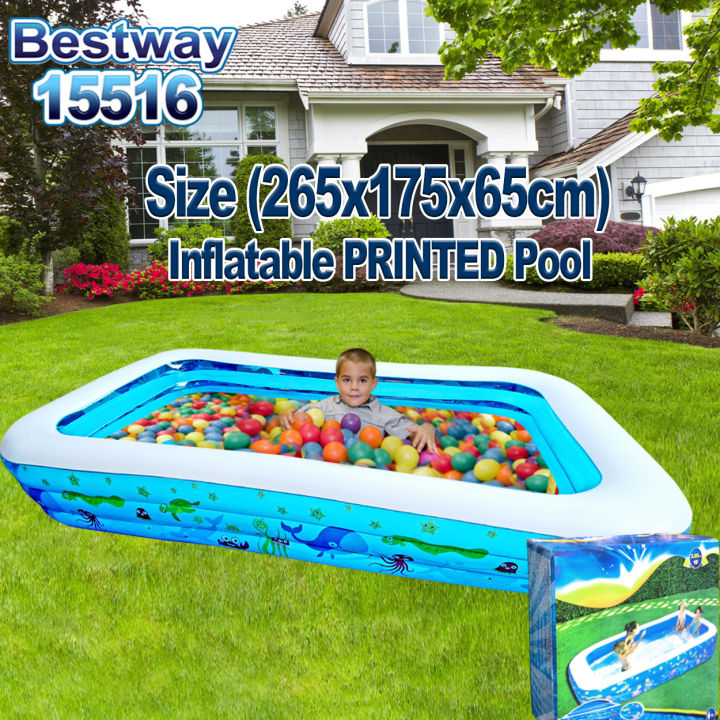 Bestway 15516 "MEDIUM" INFLATABLE SWIMMING POOL | Lazada PH