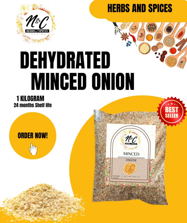 Minced Onion DEHYDRATED 50g 100g 250g 500g 1kg Herbs and Spices | Lazada PH