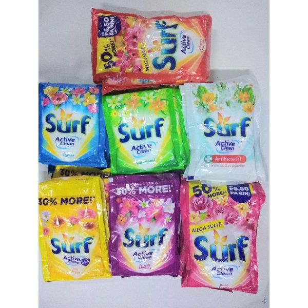 Surf Powder Kalamansi, Cherry, Rose, Purple, Sunfresh, AntiBacterial ...