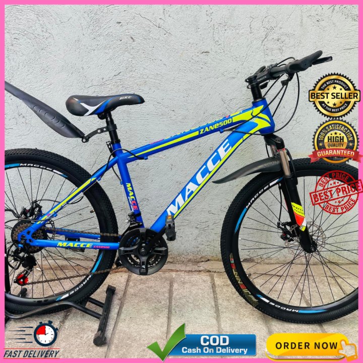 MACCE 26er Inch MOUNTAIN BIKE / Carbon Steel Frame / Smooth Shifting ...