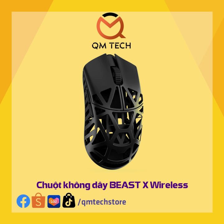 [NEW] Chuột Gaming không dây BEAST X Wireless - QMTECH STORE | Lazada.vn