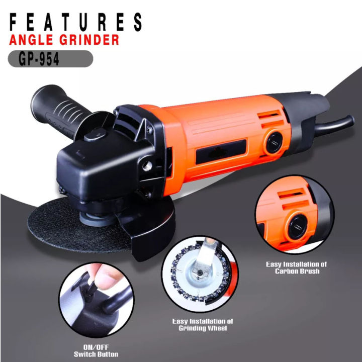 TREX TR-954 Angle Grinder Listrik Mesin Gerinda Tangan Polish Potong ...