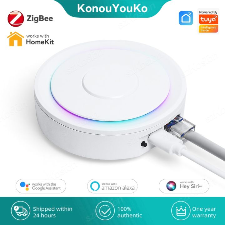 Zigbee 3.0 Gateway Hub Works With Homekit Tuya Smart Home Bridge Smart Life Wireless Remote ...