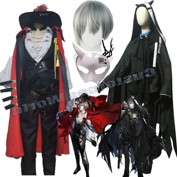 Games New Skin Jiao Dian Uniform Phantom Masks Suits Party Arknights ...