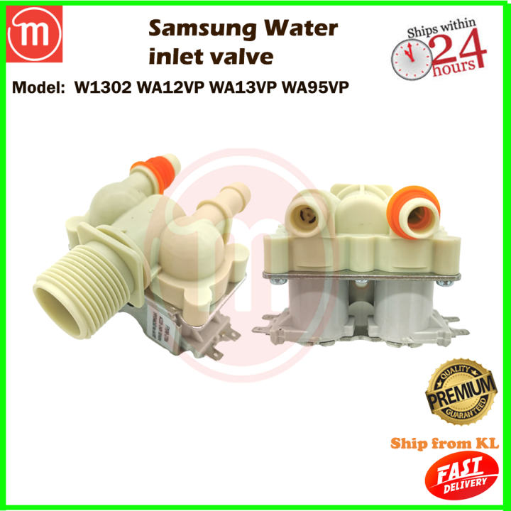 SAMSUNG WASHING MACHINE WATER INLET VALVE WA12VP WA13VP WA95VP W1302 ...