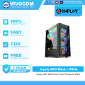 Inplay Meteor 03 Mid Tower Case Tempered Glass Gaming Computer Case ATX ...