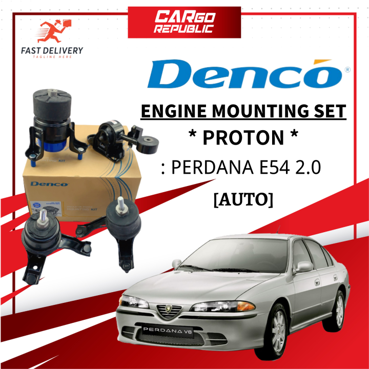 Denco Proton Perdana V6 E54 2.0 [Auto] Engine Mounting Kit Set Original ...