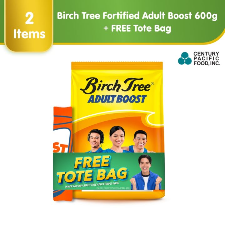 Birch Tree Fortified Adult Boost 600g + Free Tote Bag | Lazada PH