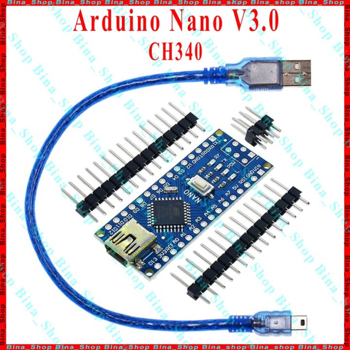 Arduino Nano V3.0 CH340 Atmega328P, cáp Mini USB (mua riêng) | Lazada.vn