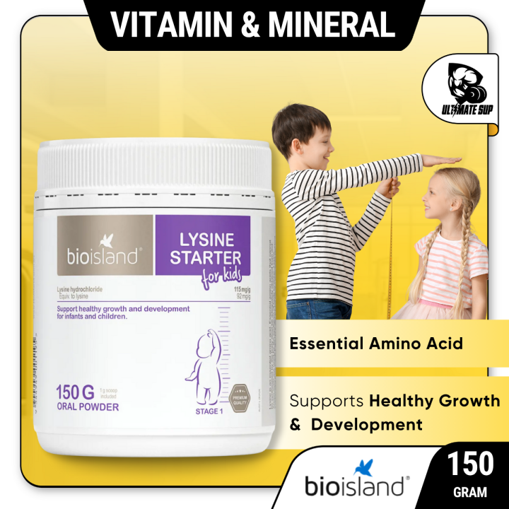 Bio Island, Lysine Starter for Kids, Supports Healthy Growth ...