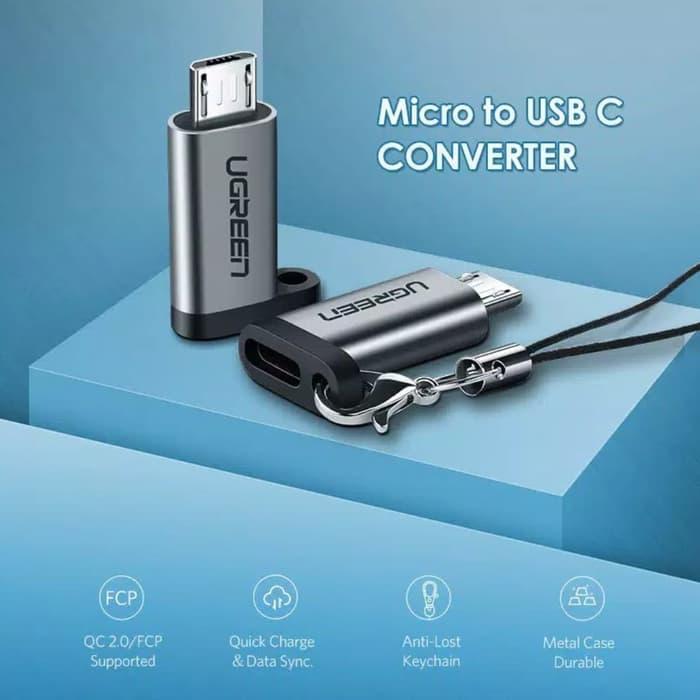 Ugreen Converter Type c to Micro Adapter Tipe C Female to Micro Male ...