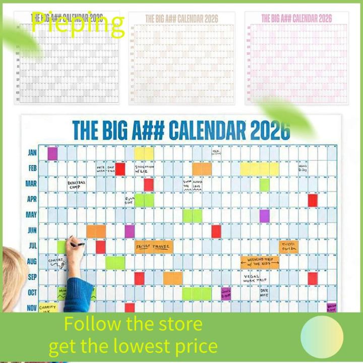 PIEPING Large 2026 Calendar Planner Sheet Schedule Sticker Planner ...