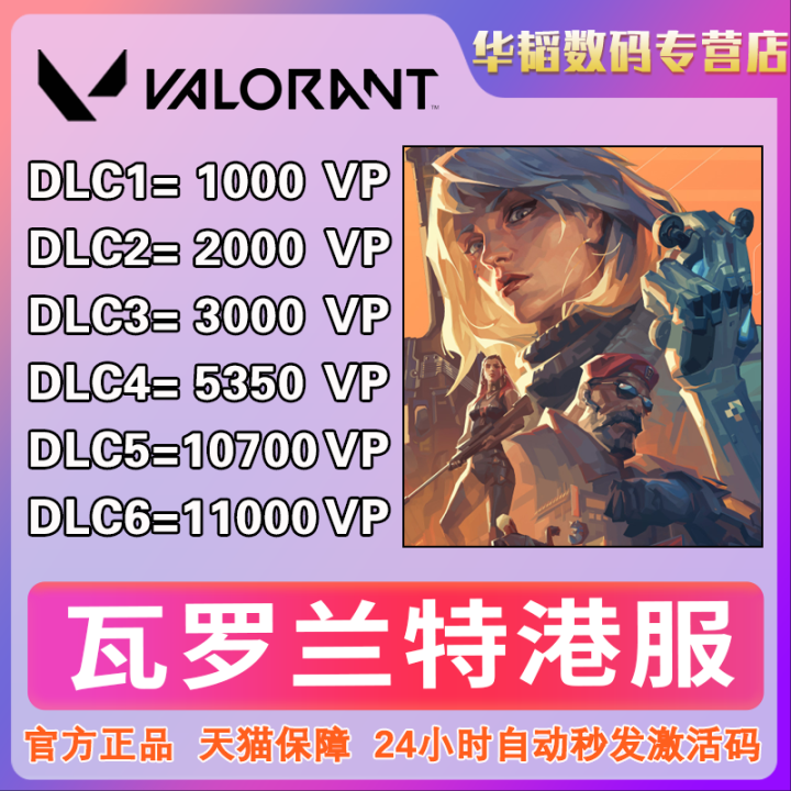 Valorant Varolant Hong Kong service vp points recharge fearless ...