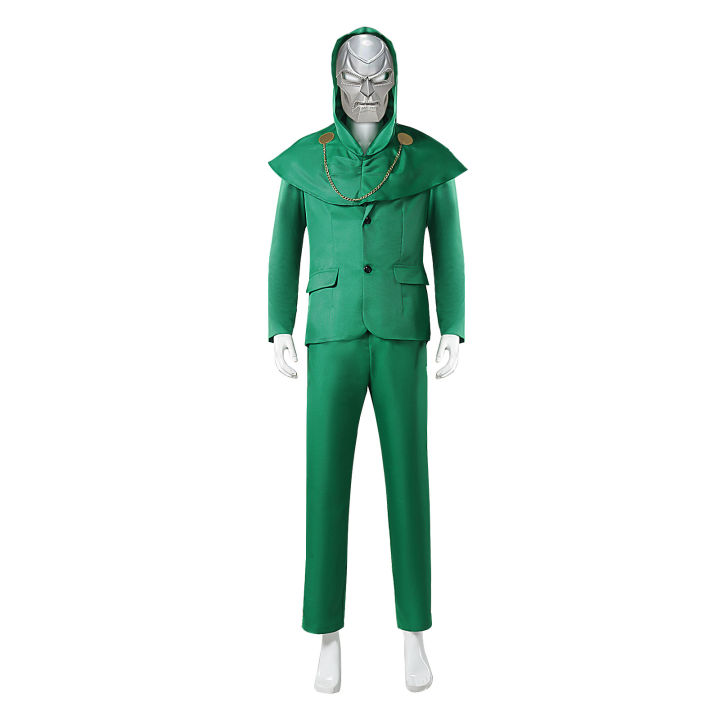 New Avengers 5: Doomsday Cos Victor Von Doom Doctor Doom Green Hooded ...
