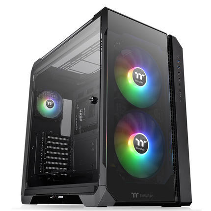 Tt Computer Chassis View 51 TG ARGB Black and White Desktop Water ...