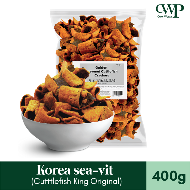 Seaweed Korea Sea-Vit Golden Cuttlefish king Original 400g / Keropok ...