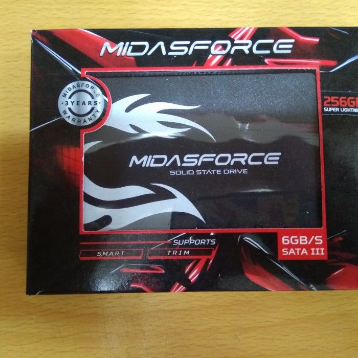 SSD Midasforce 256 gb SSD Midas force 256GB resmi Original | Lazada ...