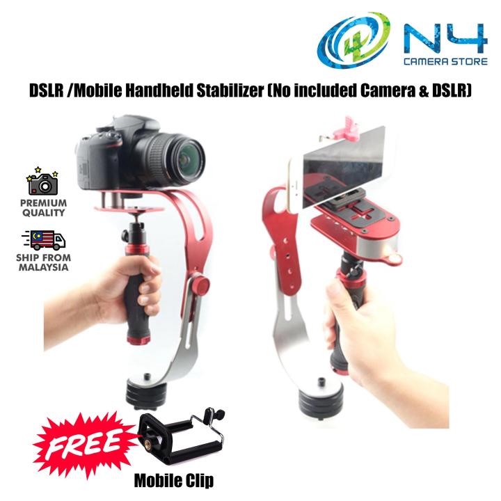 Handheld Stabilizer for DSLR Camera GoPro Smartphone Stabilizer Action ...