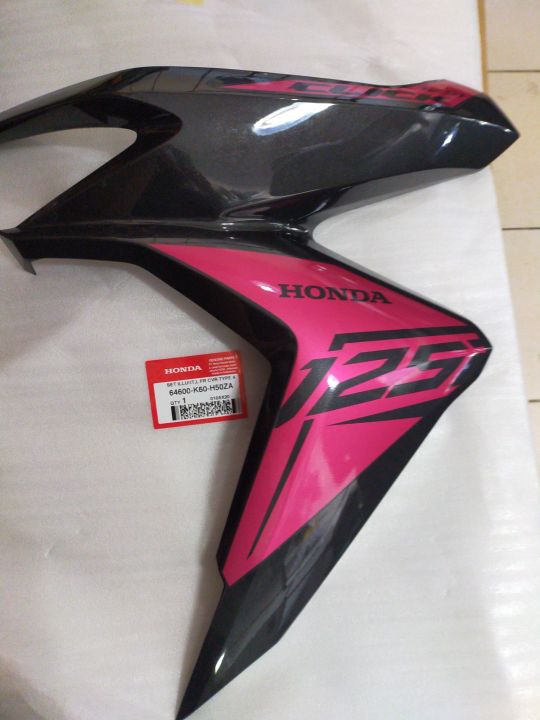 HONDA CLICK 125 V2 FRONT COVER BLACK MAGENTA LEFT 64600K60H50ZA | Lazada PH