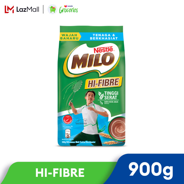 MILO ACTIV-GO Hi-Fibre 900g | Lazada