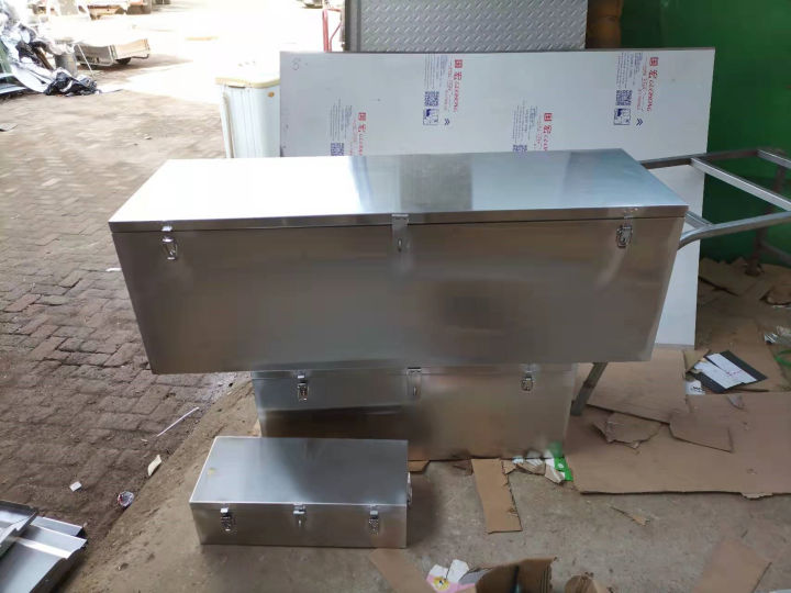 Stainless steel waterproof toolbox large storage box home appliances ...