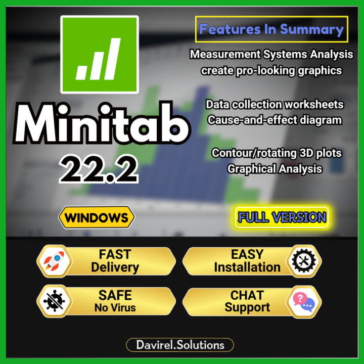 Minitab 22.2 | Full Version | Windows | Lazada