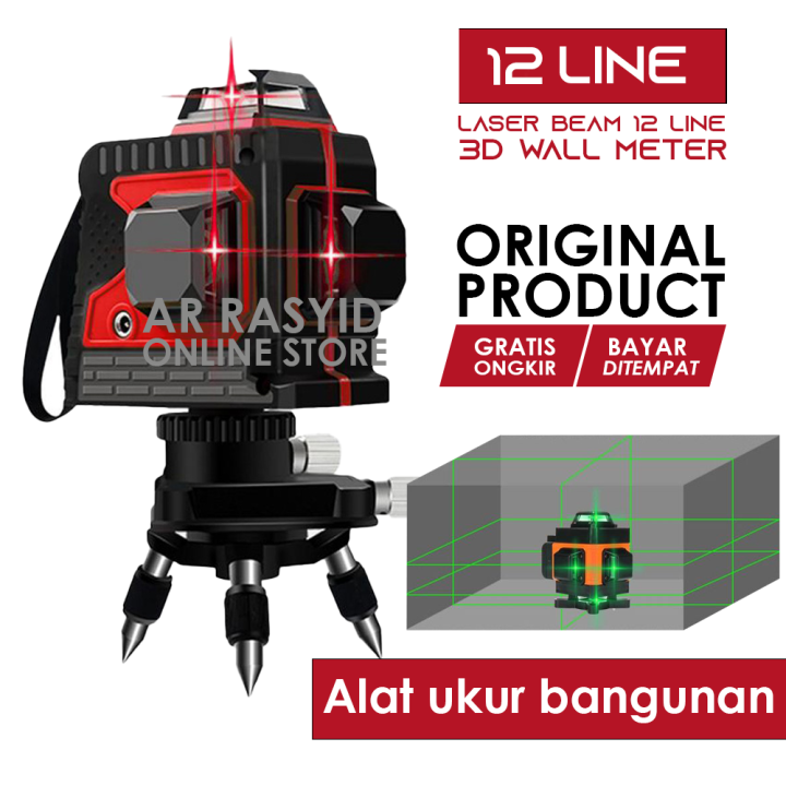 12 LINE Yelong Self Leveling 3D Wall Meter Laser Beam Laser Level Pro ...