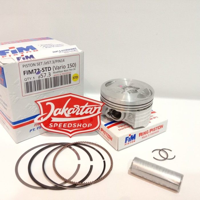 OTOMOTIFF Piston FIM Vario 150, & PCX New, size Std (57,3) s/d 300 (60 ...