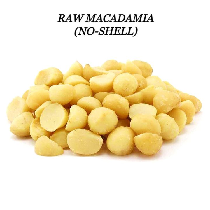 ( 500g | 1000g ) RAW MACADAMIA NO-SHELL ( USA ) / KACANG MACADAMIA ...