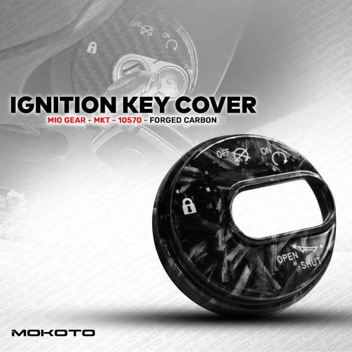 MOKOTO MIO GEAR IGNITION KEY COVER CARBON MKT-10569 / FORGED MKT-10570 ...