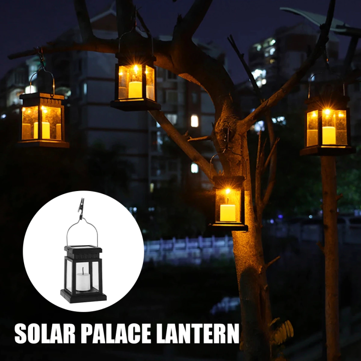 Lampu LED Lilin Hias Taman Cafe Pohon Solar Cell Panel Tenaga Surya ...