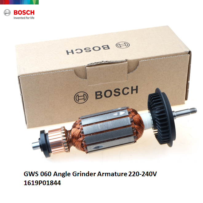 BOSCH ORIGINAL ARMATURE FOR GWS 060 ANGLE GRINDER 1619P01844 | Lazada
