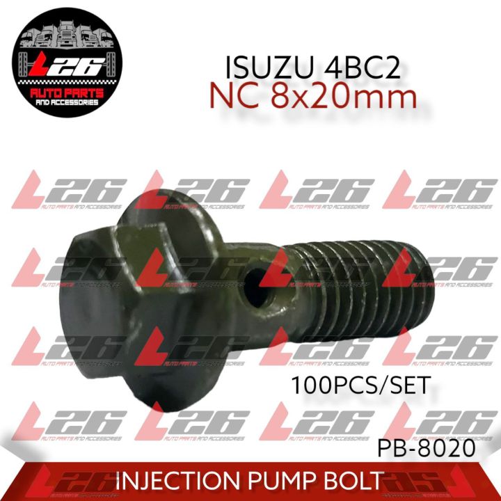 Isuzu 4BC2 INJECTION PUMP BOLT NC 8x20mm PB-8020 | Lazada PH