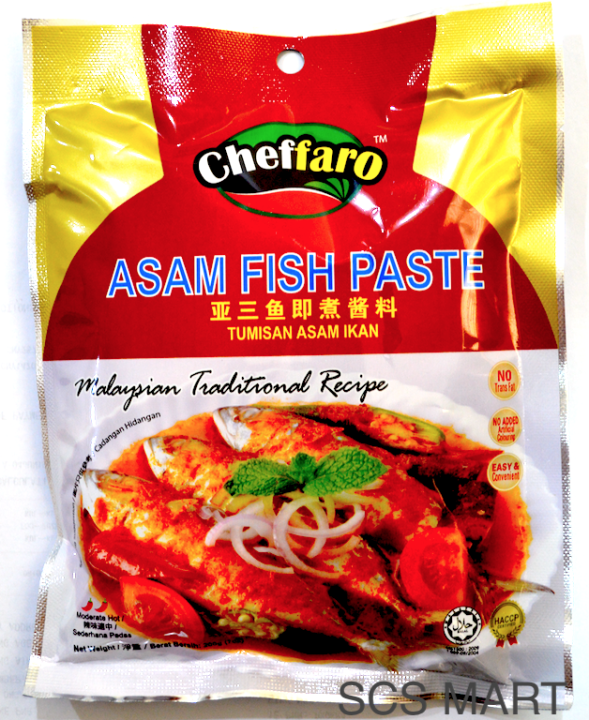 Cheffaro Asam Fish Paste 200g 亚三鱼即煮酱料 Tumisan Asam Ikan | Lazada